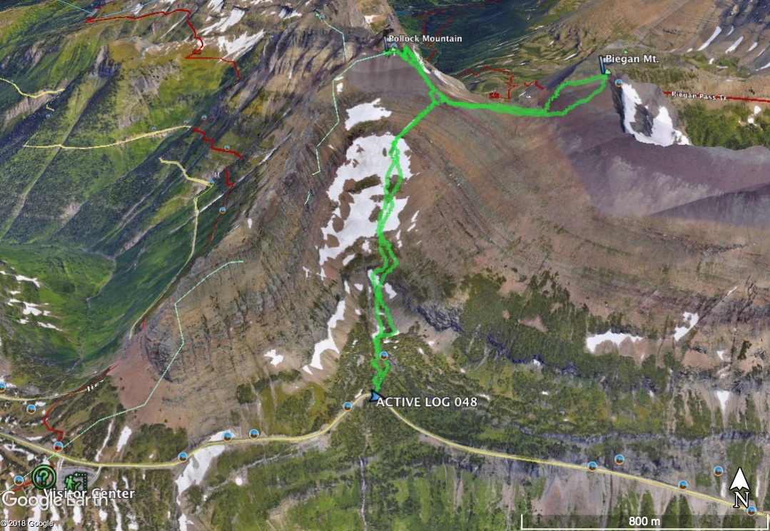 Pollock Mountain, 19 August 2018 – peaksandstreams